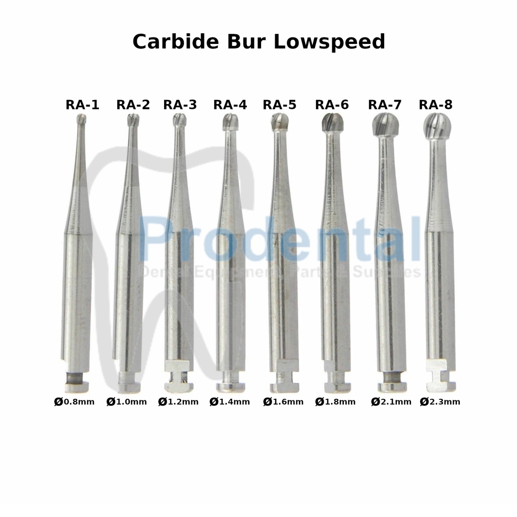 Jual Dental Bur Metal Bulat Fisur Low Speed Bur Tulang Carbide Tungsten ...