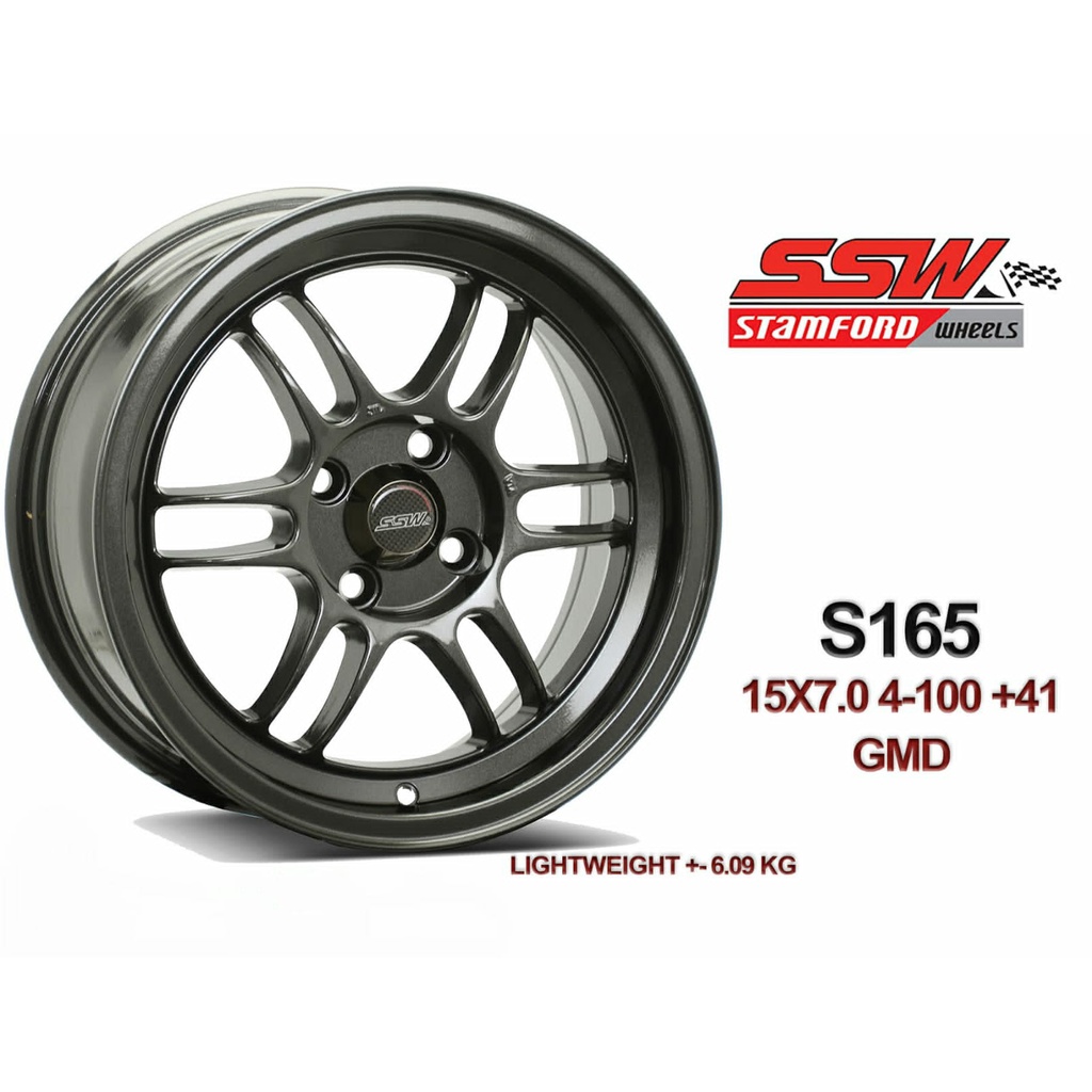 Jual Velg Mobil SSW S165 RPF1 R15 x 7 Pcd 4x100 ET +41 | Shopee Indonesia