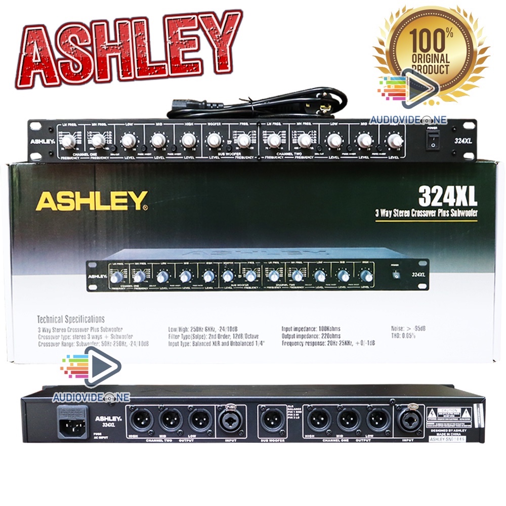 Jual Crossover Ashley 324XL Krosofer 3 Way Plus Subwoofer Original ...