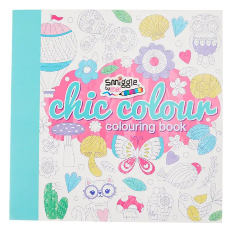 Jual SMIGGLE BY ME - SMIGGLE CHIC COLOUR COLOURING BOOK ORIGINAL ...