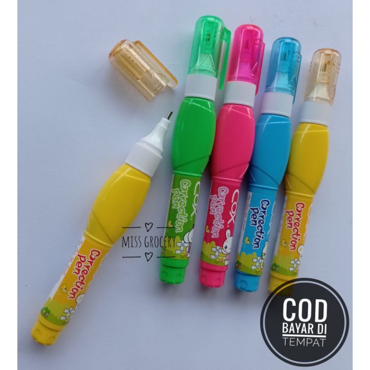 Jual Tipe ex Correction Pen Cox 7mm / tipe x correction fluid animal ...