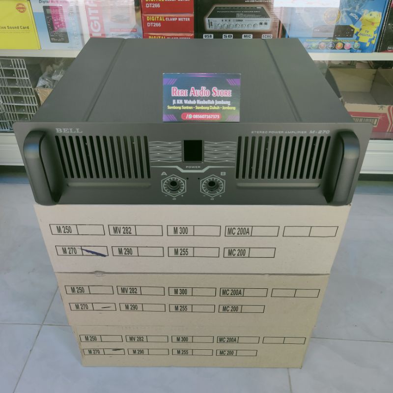 Jual Box Power Amplifier BELL M270 M290 bahan super tebal | Shopee ...