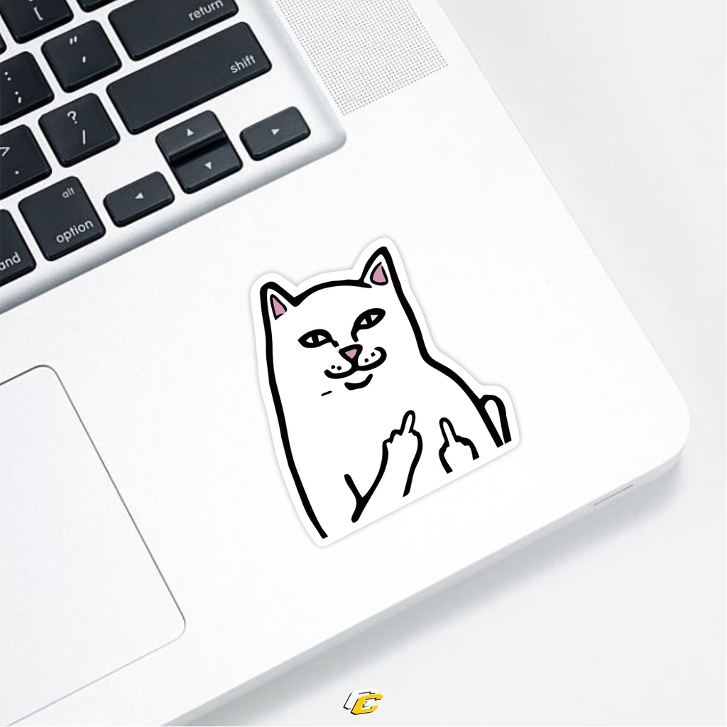 Jual RIPNDIP MIDDLE FINGER STICKER | stiker laptop helm motor mobil ...