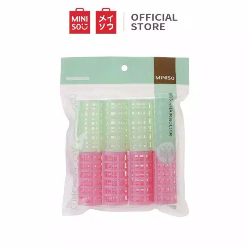 Jual Miniso Official Medium Hair Roller / Roll rambut (8 pack) | Shopee ...