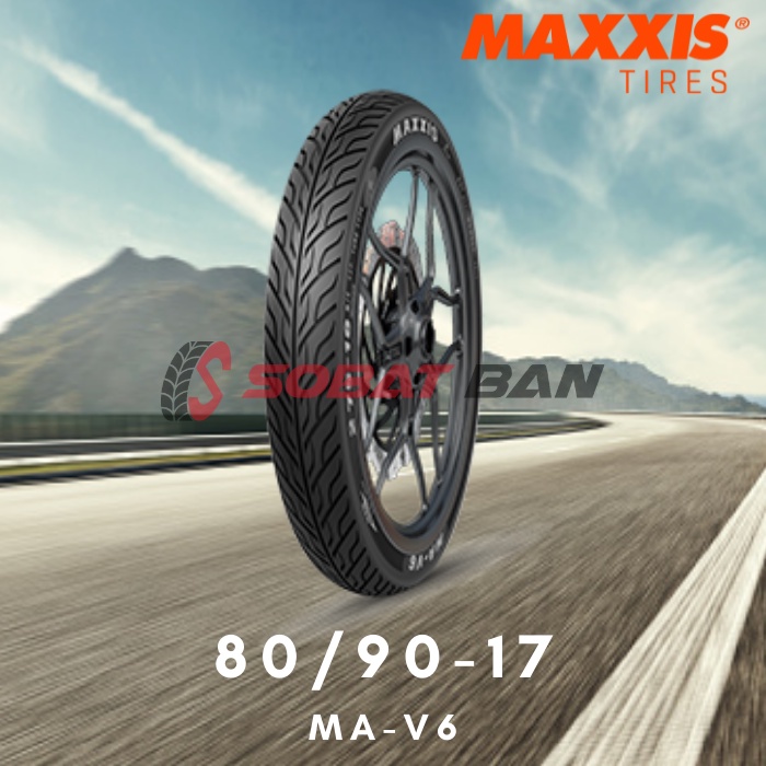 Jual MAXXIS MA V6 80/90-17 BAN LUAR MOTOR TUBETYPE NON TUBELESS MA-V6 ...