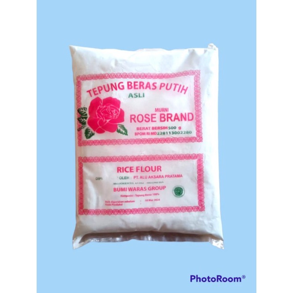 Jual tepung beras rose brand 500gr/rose brand tepung beras | Shopee ...