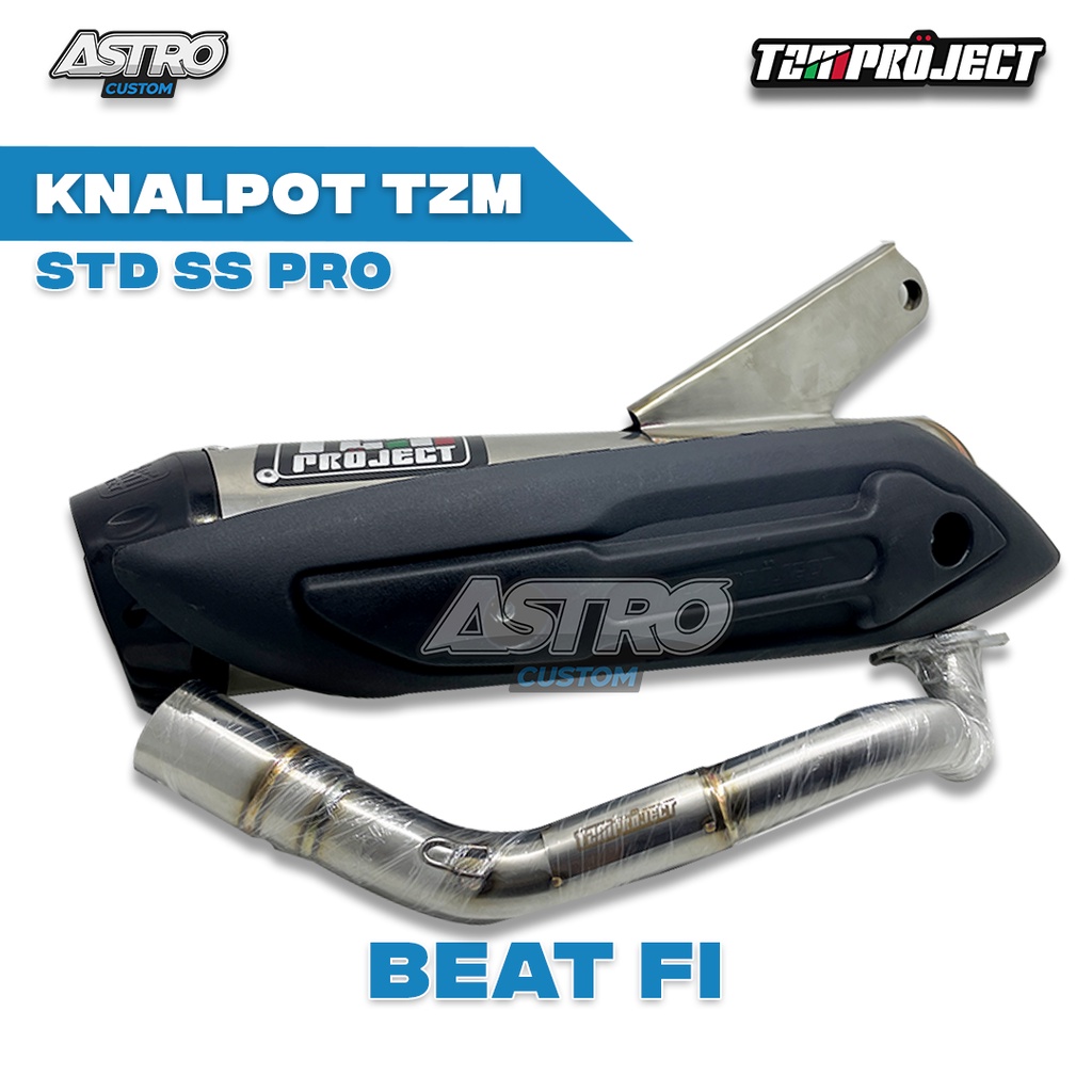Jual Knalpot TZM Project SS PRO STD Beat Fi ESP Deluxe Scoopy Fi ESP ...