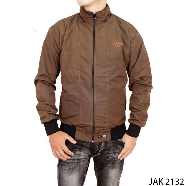 Jual jaket keren pria Parasut Coklat – JAK 2132 | Shopee Indonesia