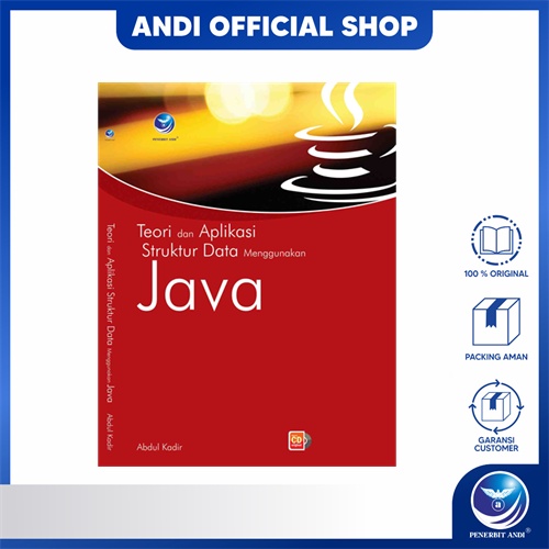 Jual Penerbit Andi - Teori Dan Aplikasi Struktur Data Menggunakan Java+cd | Shopee Indonesia