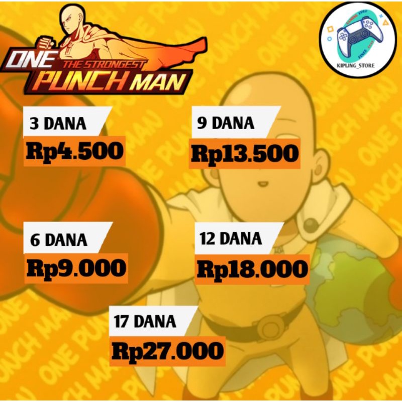 Jual TOP UP ONE PUNCH MAN | Shopee Indonesia