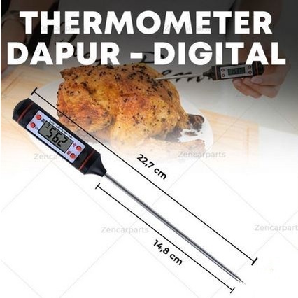 Jual THERMOMETER Digital MASAK Dapur Termometer Masakan Suhu Air Daging ...