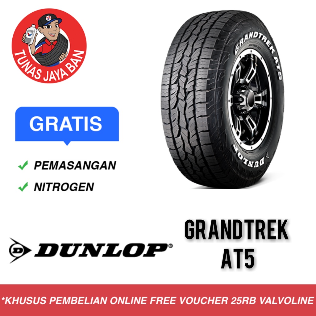 Jual Ban Dunlop Grandtrek AT5 265/60 R18 Toko Surabaya 265 60 18 | Shopee Indonesia