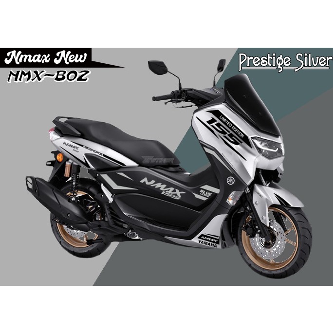 Jual CUTTING STIKER NMAX PRESTIGE SILVER CODE NMX-B02 | STIKER NEW NMAX ...