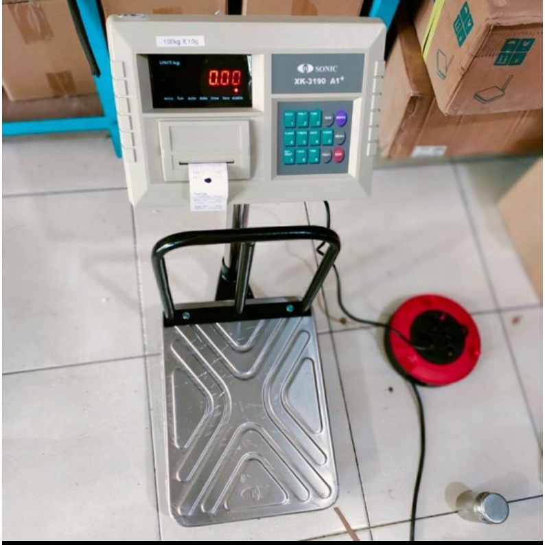 Jual Timbangan duduk digital industri expedisi serbaguna merek sonic A1 ...