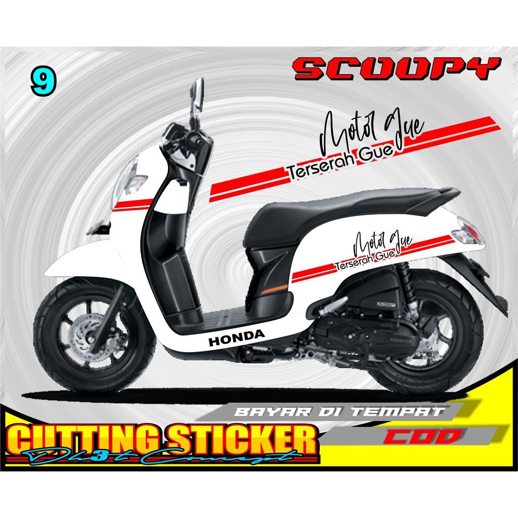 Jual Stiker Motor Scoopy Sticker Striping Scoopy All Scoopy Motor Gue ...