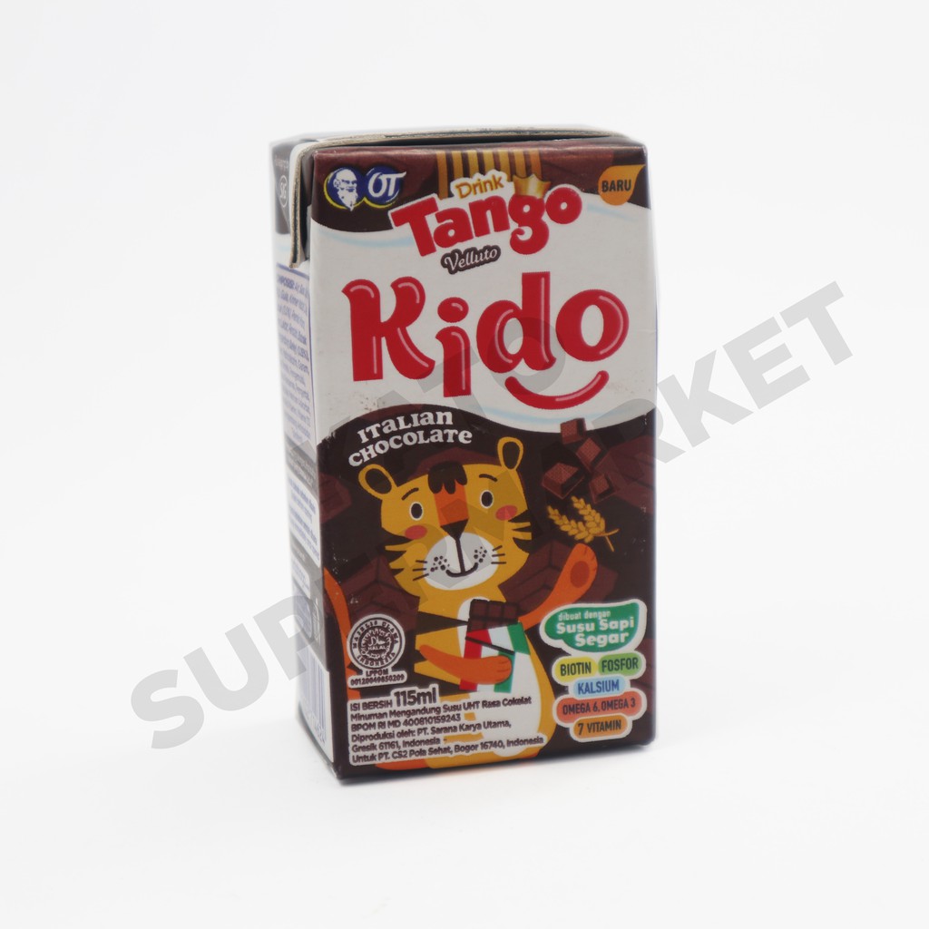 Jual Tango Susu UHT Kido Italian Choco 115 gr / Susu Coklat Italia ...
