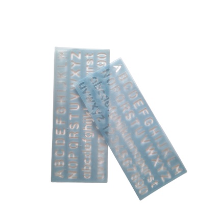 Jual PENGGARIS SABLON HURUF ABJAD - 270 | Shopee Indonesia