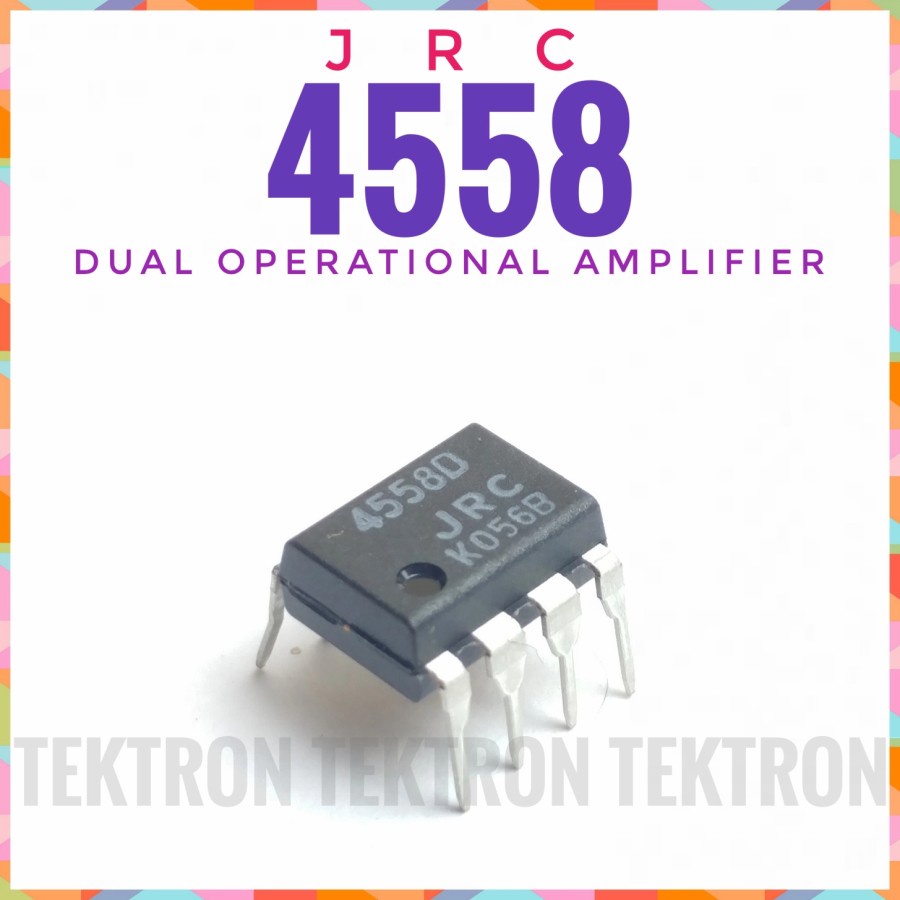 Jual JRC 4558 dual Op Amp JRC4558 JRC4558D operational Amplifier Asli ORI | Shopee Indonesia