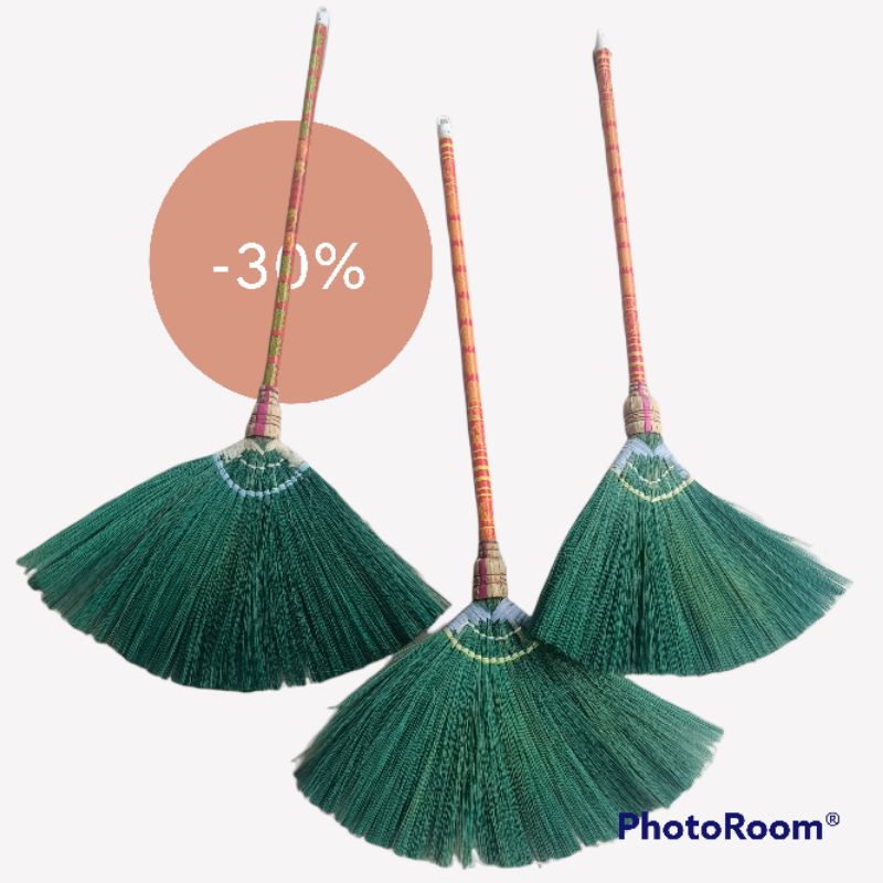 Jual Sapu jerami / sapu lantai ijuk / sapu tradisonal / sapu rayung ...