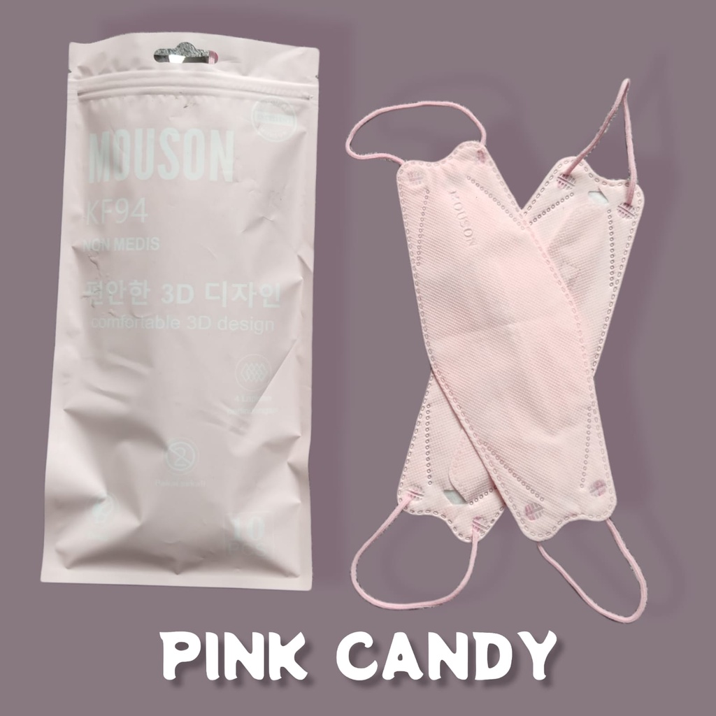 Jual KF 94 WARNA 4PLY TERBARU MASKER KF 94 KOREA MASKER KF94 MOUSON ISI 10PCS 4Ply Evo 3D Mouson ...