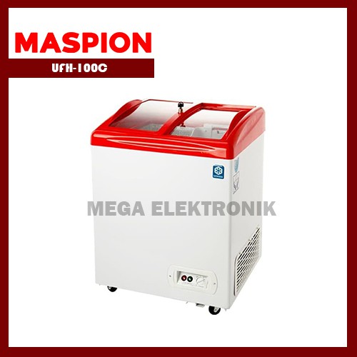 Jual MASPION BY UCHIDA UFH-100C CHEST FREEZER BOX SLIDING 100 LITER | Shopee Indonesia