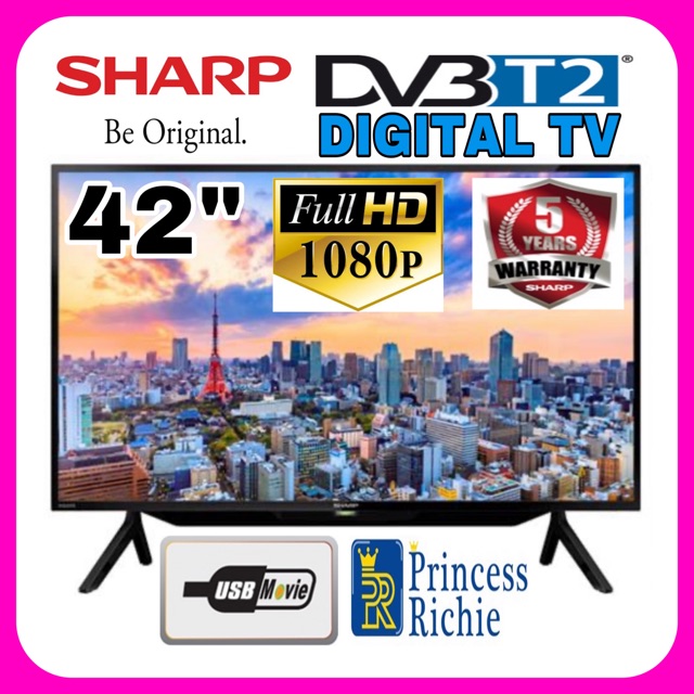 Jual Sharp led tv 42 inch Digital TV Full HD | Shopee Indonesia
