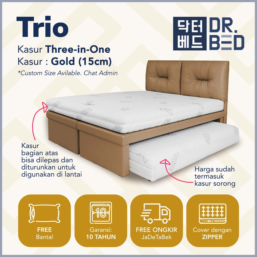 Jual Kasur set DR.BED Trio Multifungsi | Shopee Indonesia