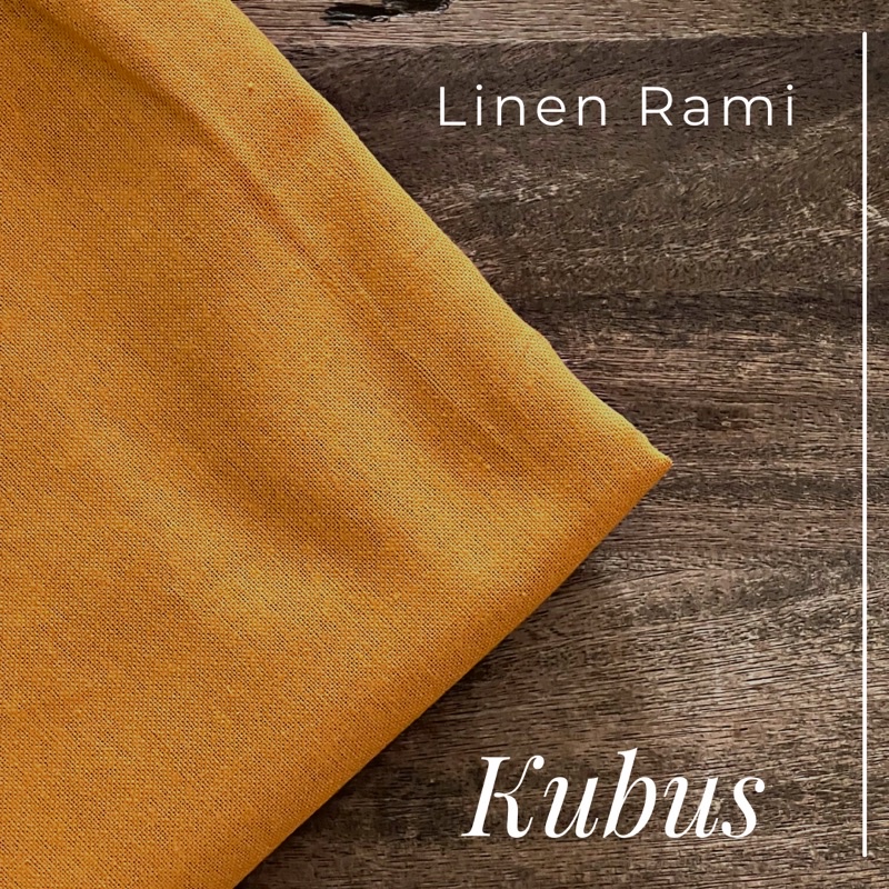 Jual Kain Linen Rami Murah berkualitas Katun Rami per Setengah Meter ...
