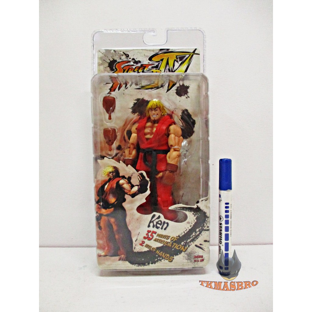 Jual Action Figure NECA Street Fighter KEN baju merah | Shopee Indonesia
