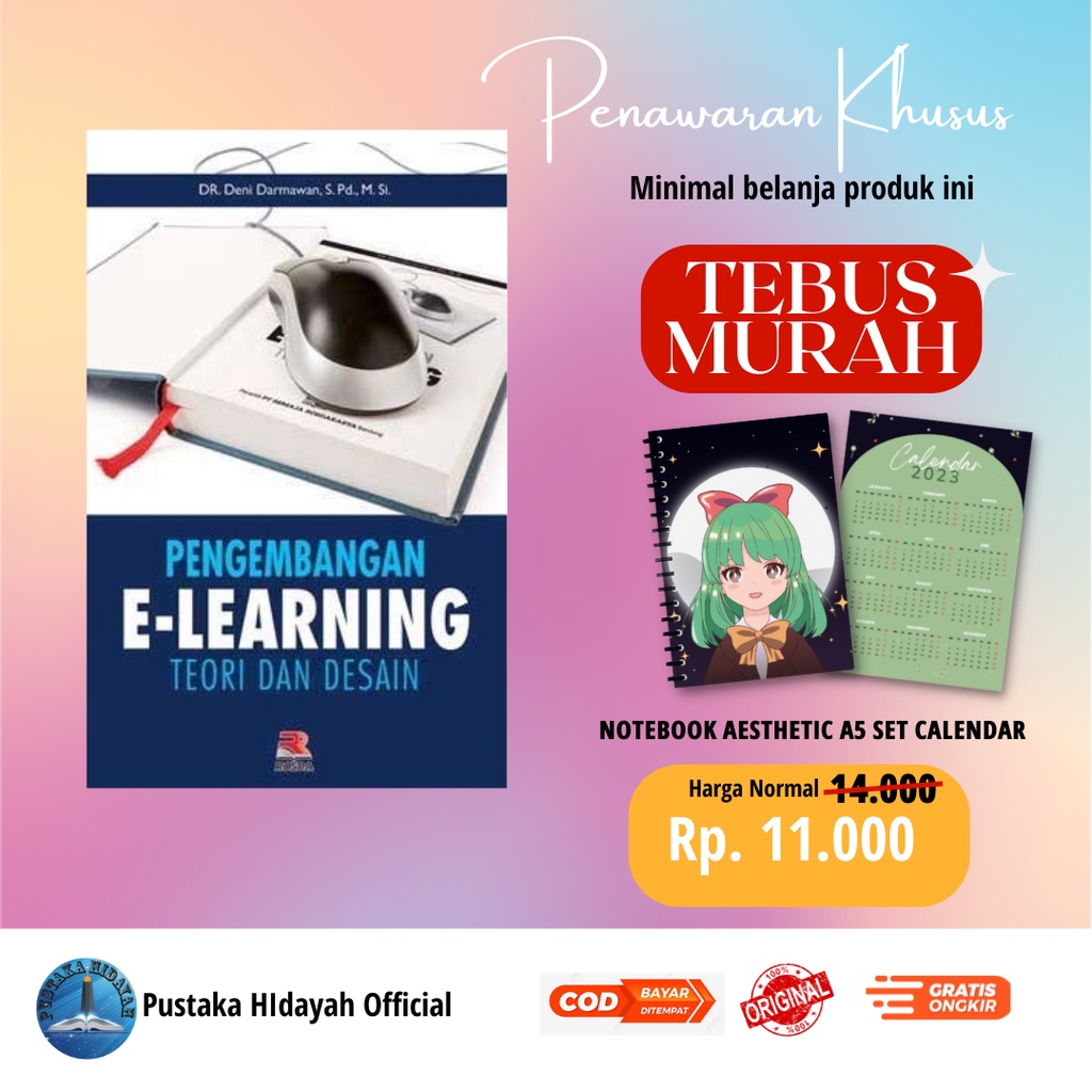 Jual Buku Pengembangan E-Learning Teori Dan Desain - Deni Darmawan ...
