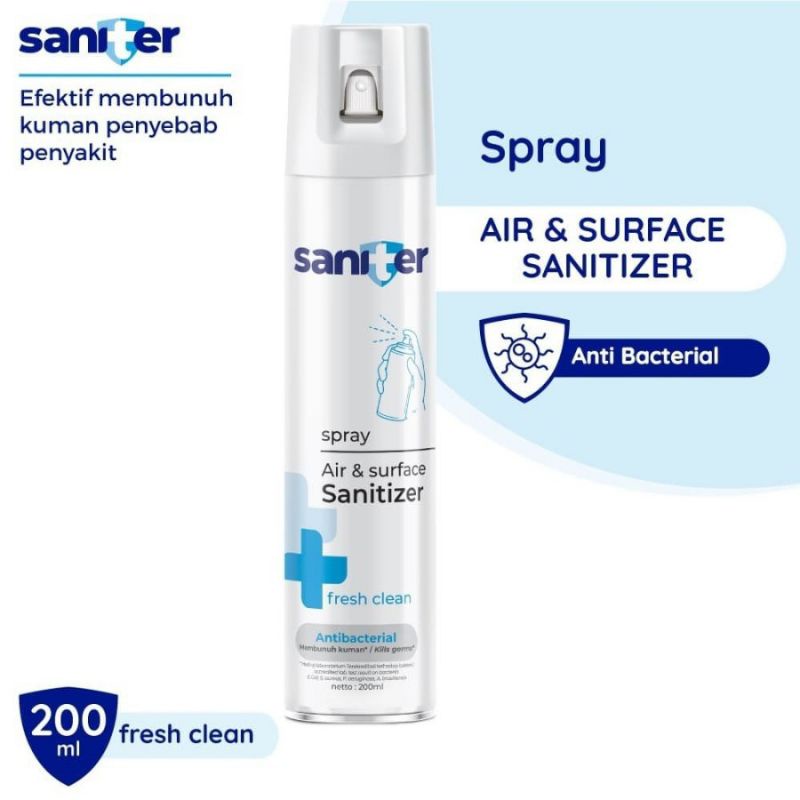 Jual SANITER SPRAY 200ML | Shopee Indonesia