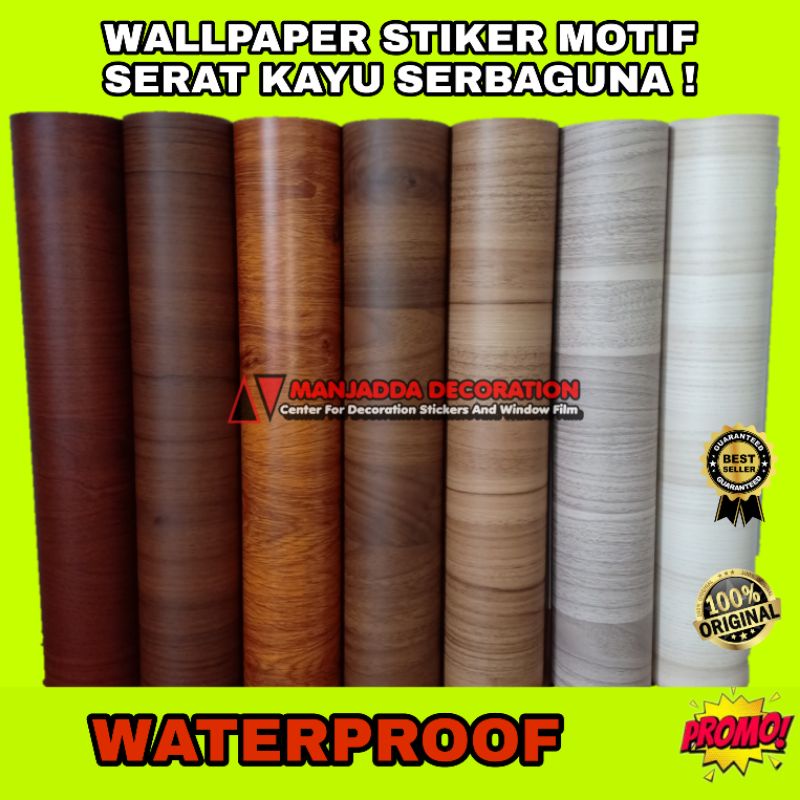 Jual STIKER LEMARI KAYU STIKER LANTAI STIKER DINDING STIKER KAYU ...