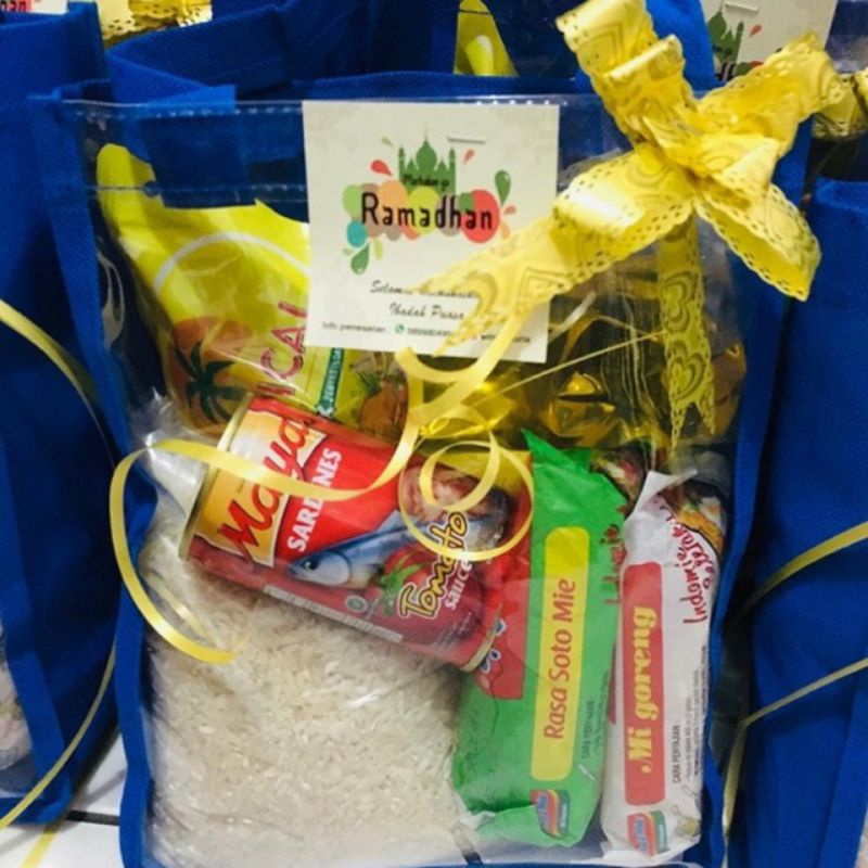 Jual paket sembako berbagi tas mika | Shopee Indonesia