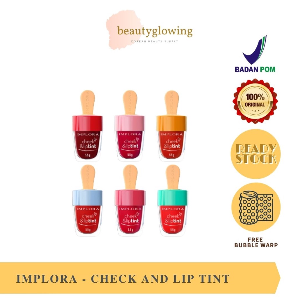 Jual IMPLORA LIP TINT - Cheek and Lip tint | Lip Tint Ice Cream ...