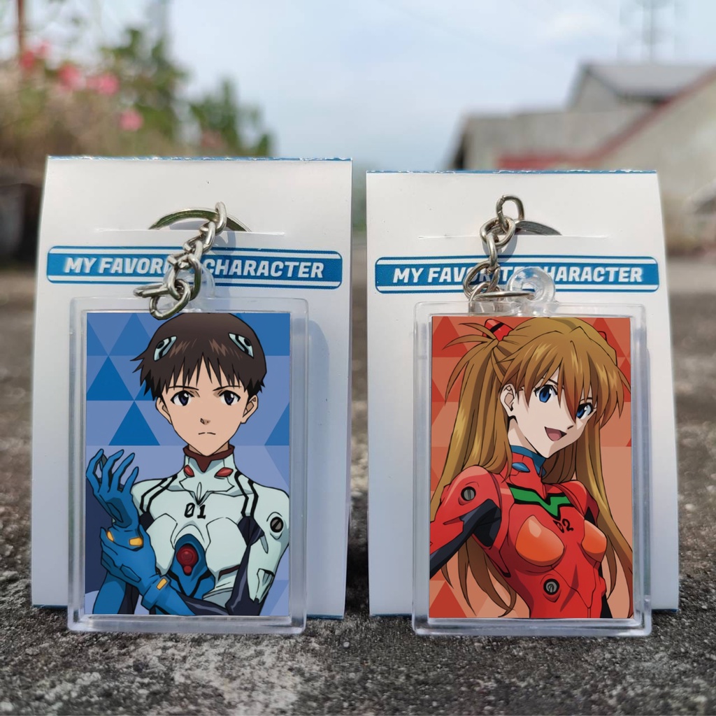 Jual Keychain Anime Neon Genesis Evangelion - Ganci Anime - Gantungan ...