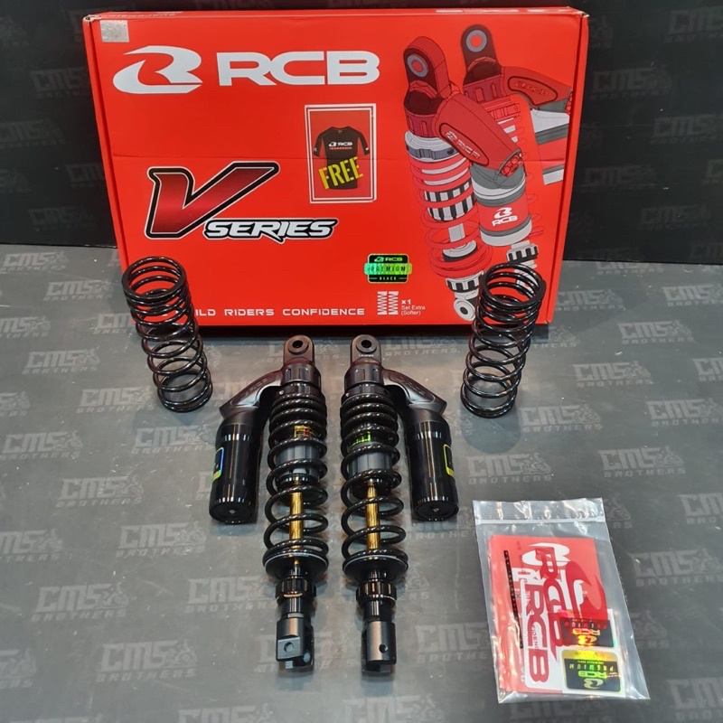 Jual Shockbreaker Sok Tabung RCB Racing Boy VS Series 330mm Yamaha Nmax Black Series | Shopee ...