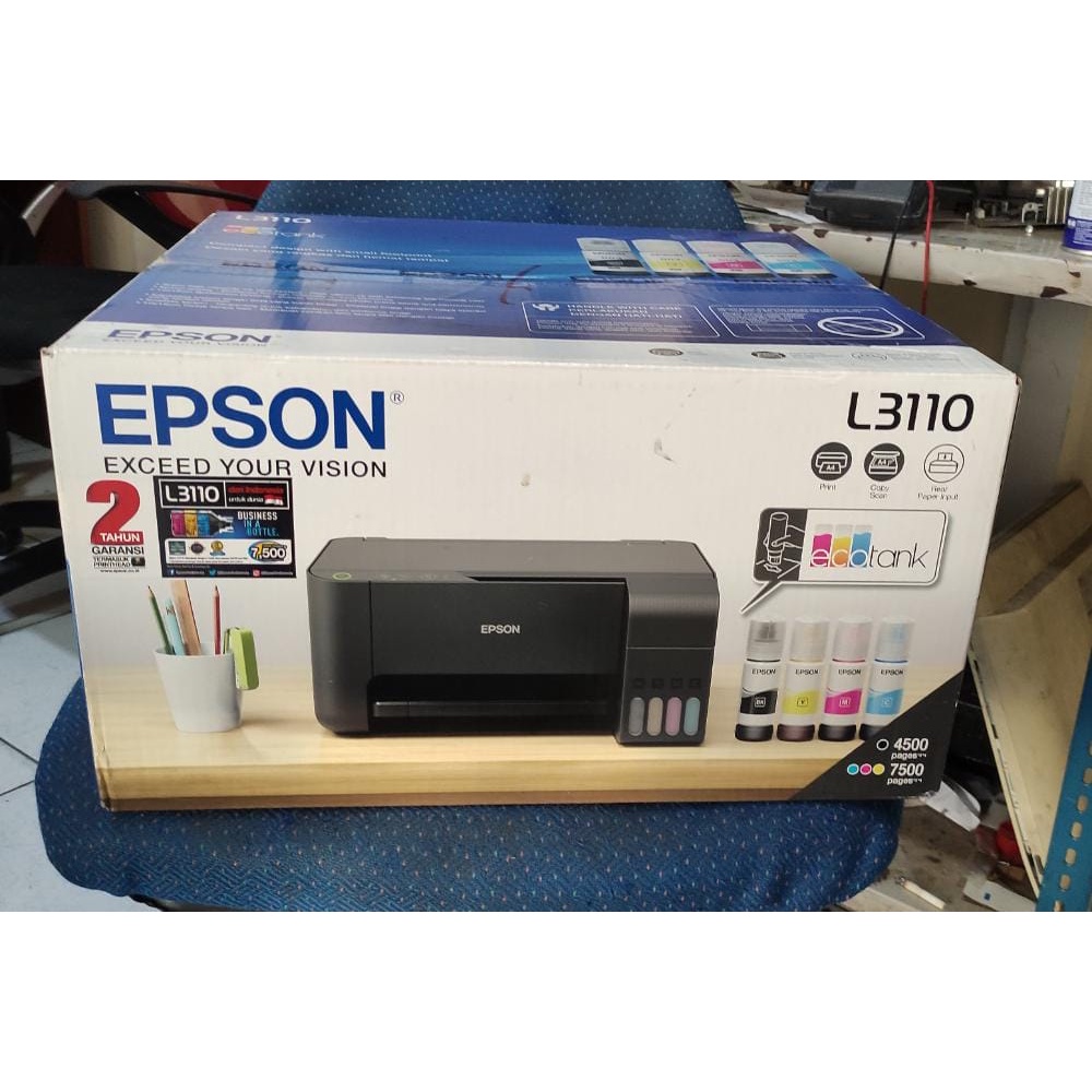Jual Printer Epson L3110 Eco Tank All in One new original | Shopee ...