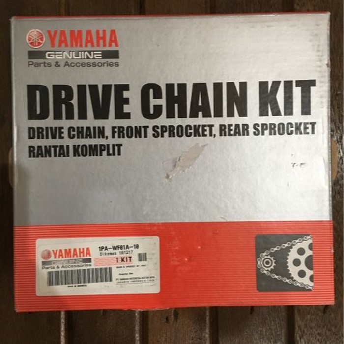 Jual ORIGINAL: Gear gir set Rantai gir roda set kit 1PA Vixion New Baru ...