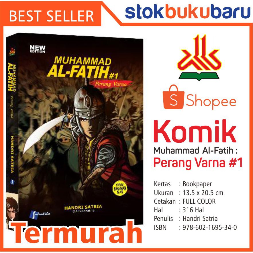 Jual Buku Komik Muhammad Al Fatih Jilid 1 Perang Varna (Original Book ...