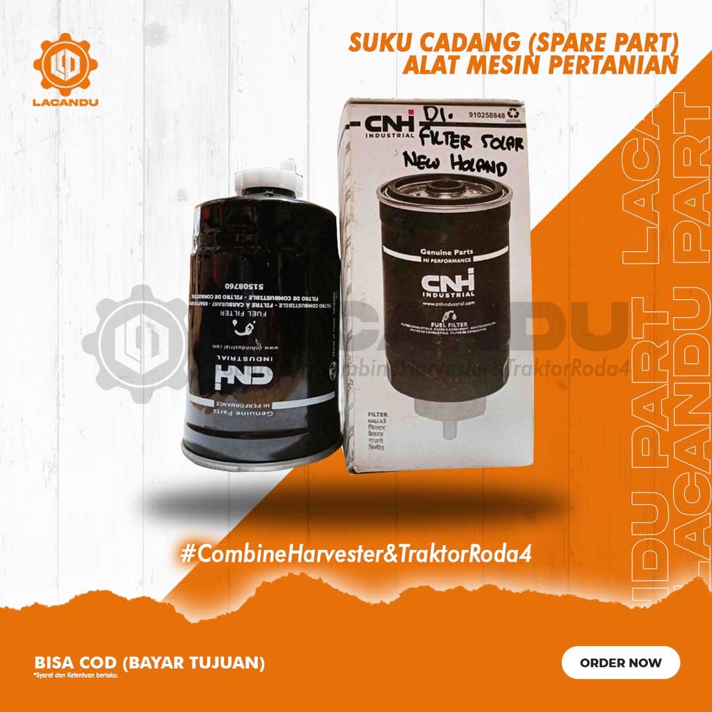 Jual FILTER FUEL TRAKTOR NEW HOLAND TT45 / FILTER SOLAR TRAKTOR untuk ...