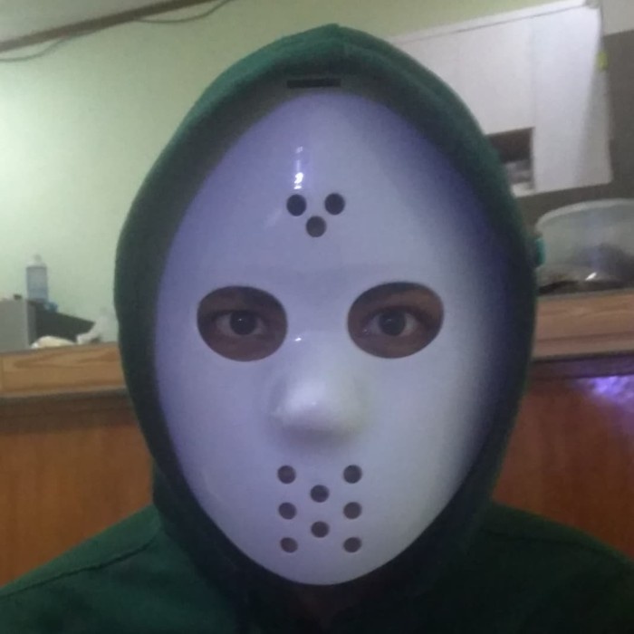 Jual pria-kostum- topeng jason friday 13th halloween topeng metal ...