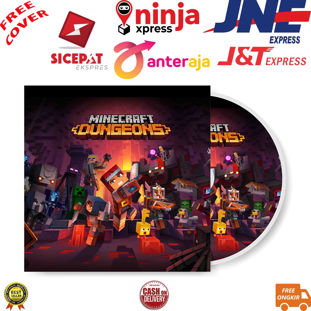 Jual CD PERMAINAN Minecraft Dungeons | Shopee Indonesia