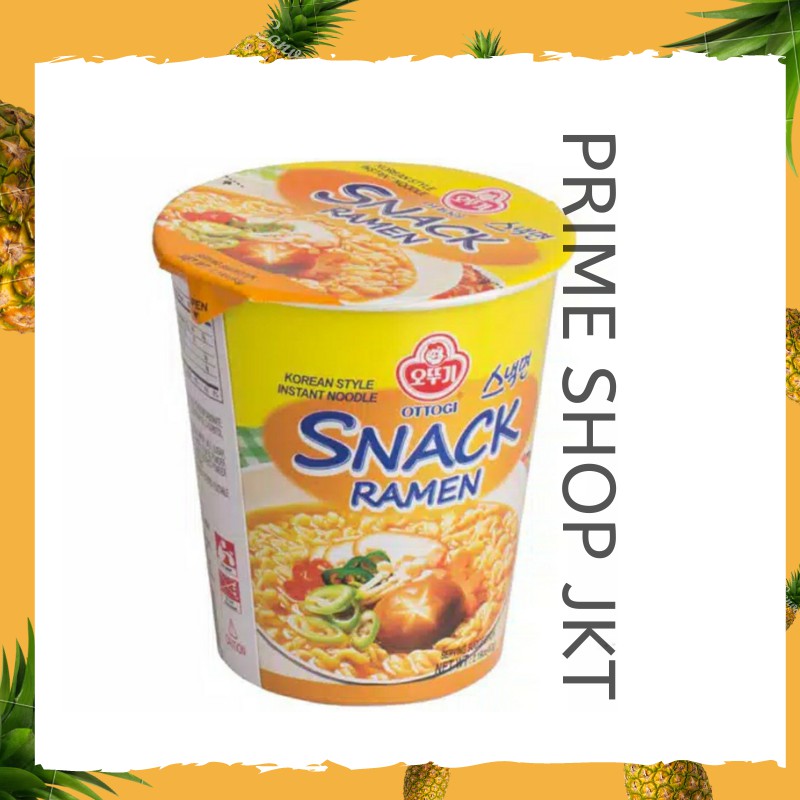 Jual Ottogi Snack Ramen Cup 62gr - Cup Ramyun Noodle Mild Korea ...