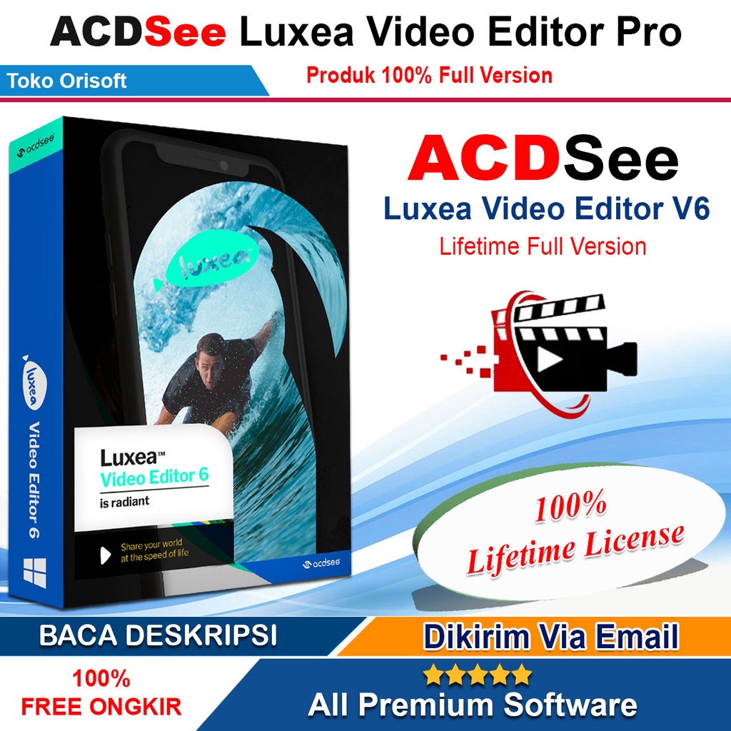 Jual ACDSee Luxea Video Editor 6.1.0 2022 Lifetime Full Version + Video ...