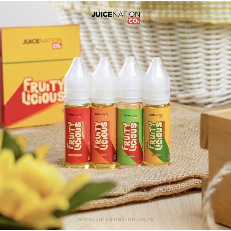 Jual LIQUID SALTNIC FRUITYLICIOUS 15ML 24MG ( Satuan ) | Shopee Indonesia