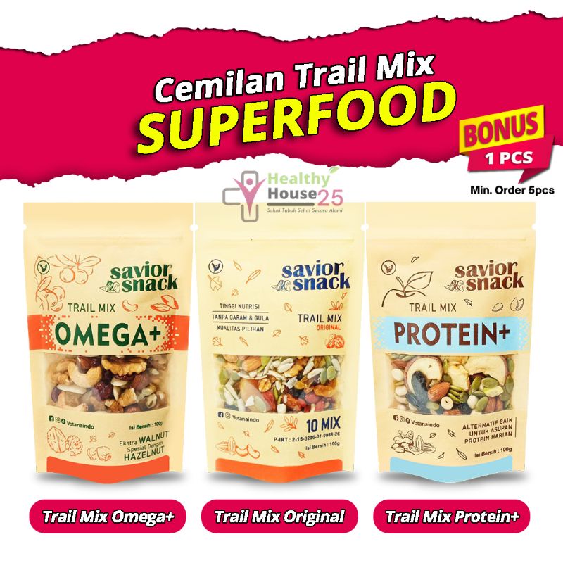 Jual Cemilan Enak dan Murah 1 Paket Campur - Trail Mix Kacang-Kacangan ...