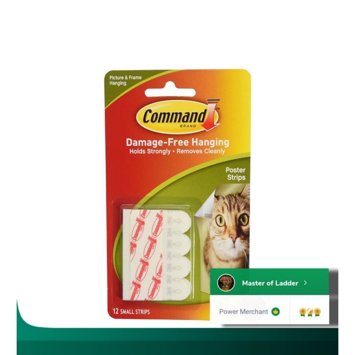 Jual 3M command 12 strip poster perekat | Shopee Indonesia