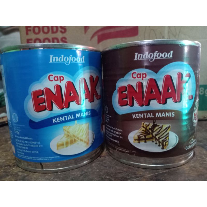 Jual Susu Kaleng Cap Enak Cap Enaak Kental Manis Putih Coklat Shopee Indonesia 