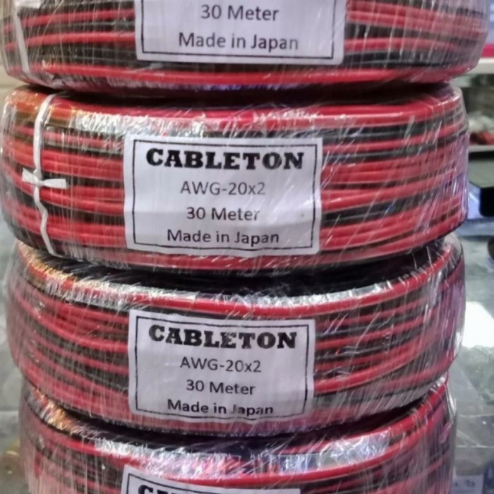 Jual Kabel Roll - Kabel Awg2X20 Awg 2X20 Merah Hitam 1Roll 1 Roll 30M 30Meter 30 Meter | Shopee ...