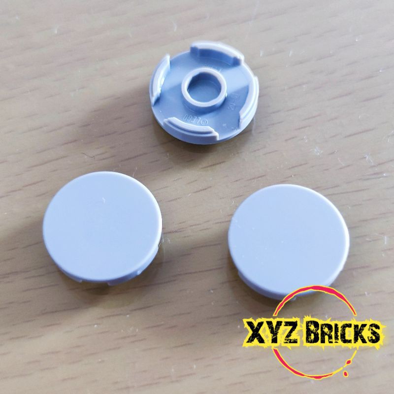 Jual LEGO PARTS 6052200 - Round Flat Tile 2x2 Medium Stone Grey - LBG ...